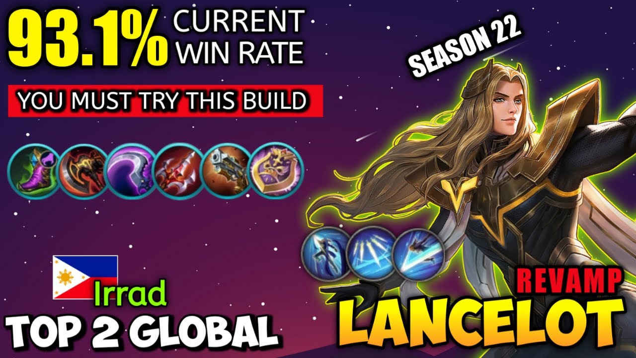 Lancelot Revamp! Lancelot Best Build 2021 || Top 1 Global Lancelot By ...
