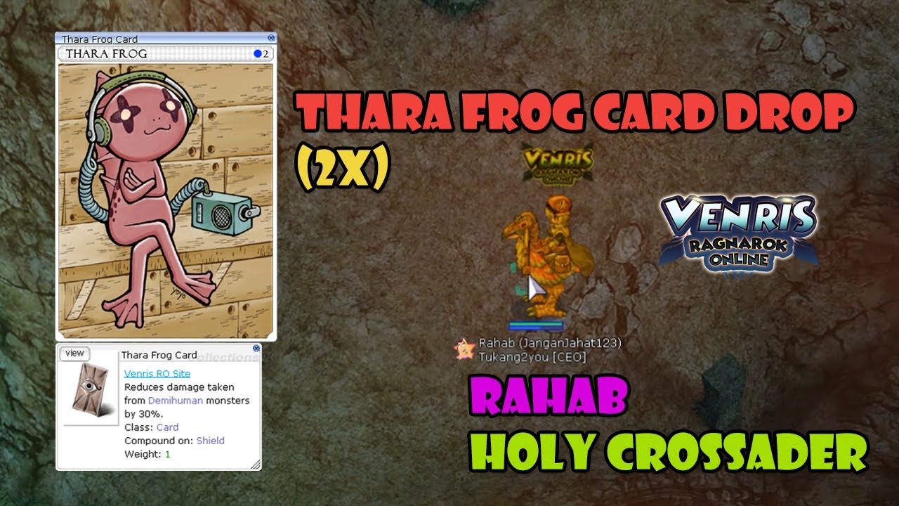 Venris Ragnarok Online (VENRIS RO) - Holy Crossader - Rahab - Thara ...