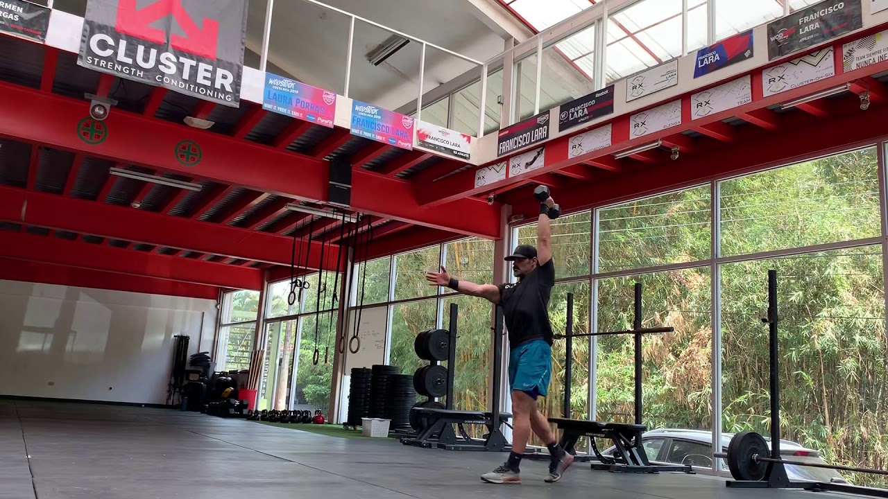 One arm DB Oh Walk - YouTube