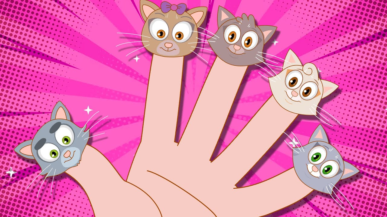 Cat Finger Family + More Fun Kids Rhymes And Baby songs - YouTube