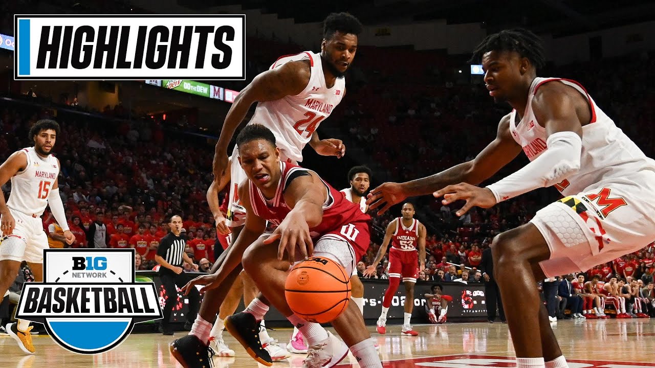 Indiana at Maryland | Highlights | Big Ten Men's Basketball | Jan. 31 ...