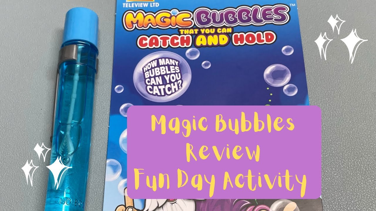 Magic Bubbles | catch and hold review - YouTube