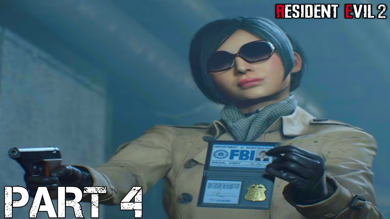 RESIDENT EVIL 2 REMAKE Walkthrough Gameplay Part 4 - The FBI (Ada Wong ...