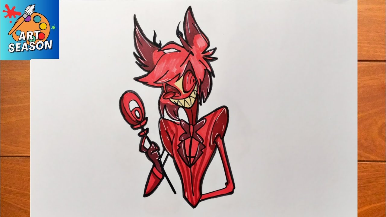 How to Draw Alastor - Hazbin Hotel - YouTube