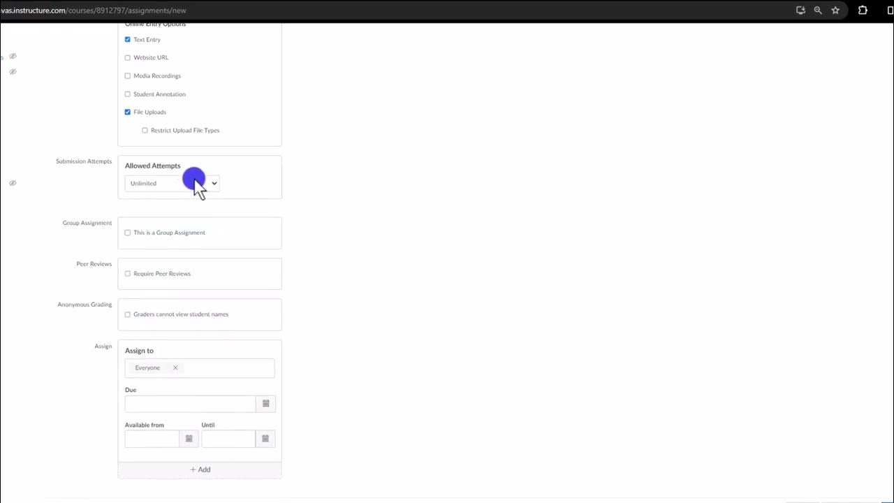 Creating Dropbox Assignments with TurnItIn and a rubric - Canvas - YouTube