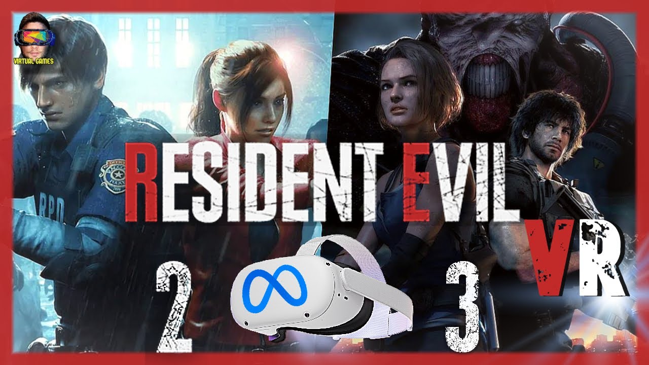 RESIDENT EVIL 2 VR /RESIDENT EVIL 3 VR, UNA LOCURA! /CON META QUEST 2 Y ...