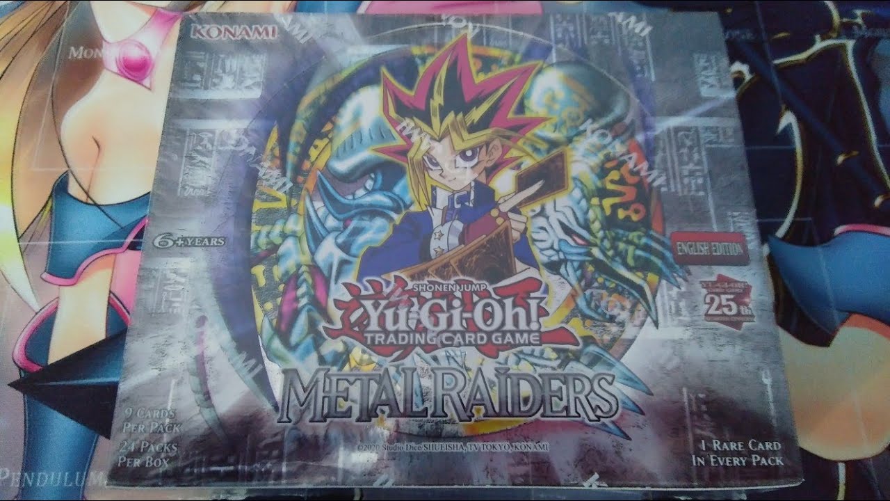 YUGIOH METAL RAIDERS BOOSTER BOX UNBOXING - YouTube