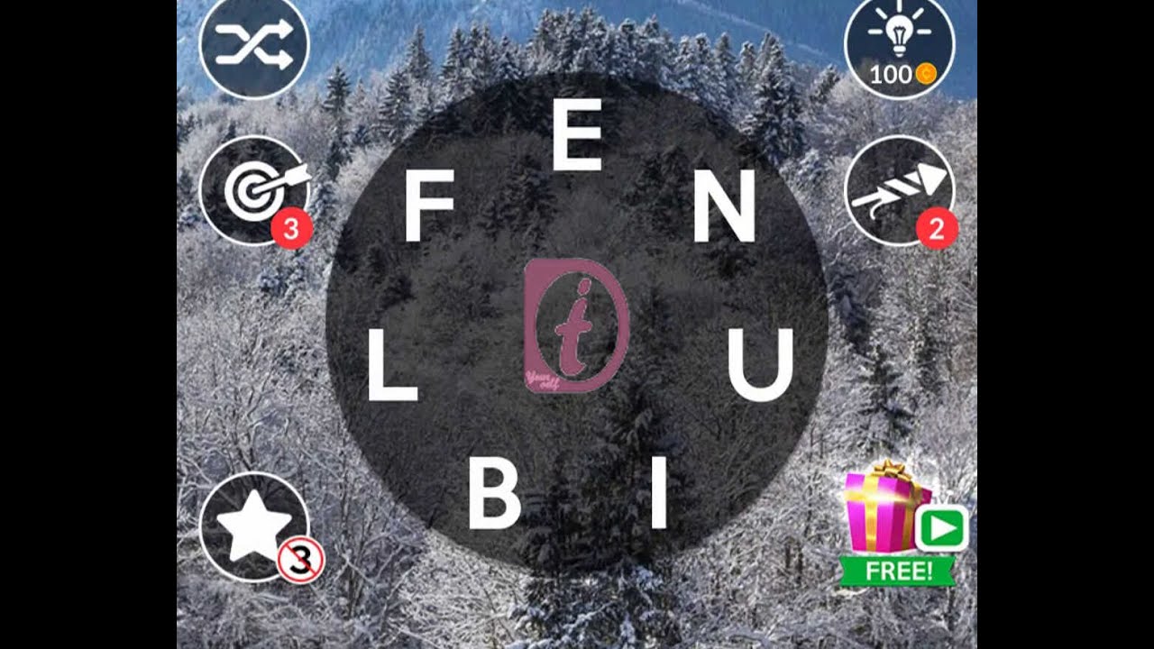 1616 Wordscapes Frost White Level 1616 - YouTube