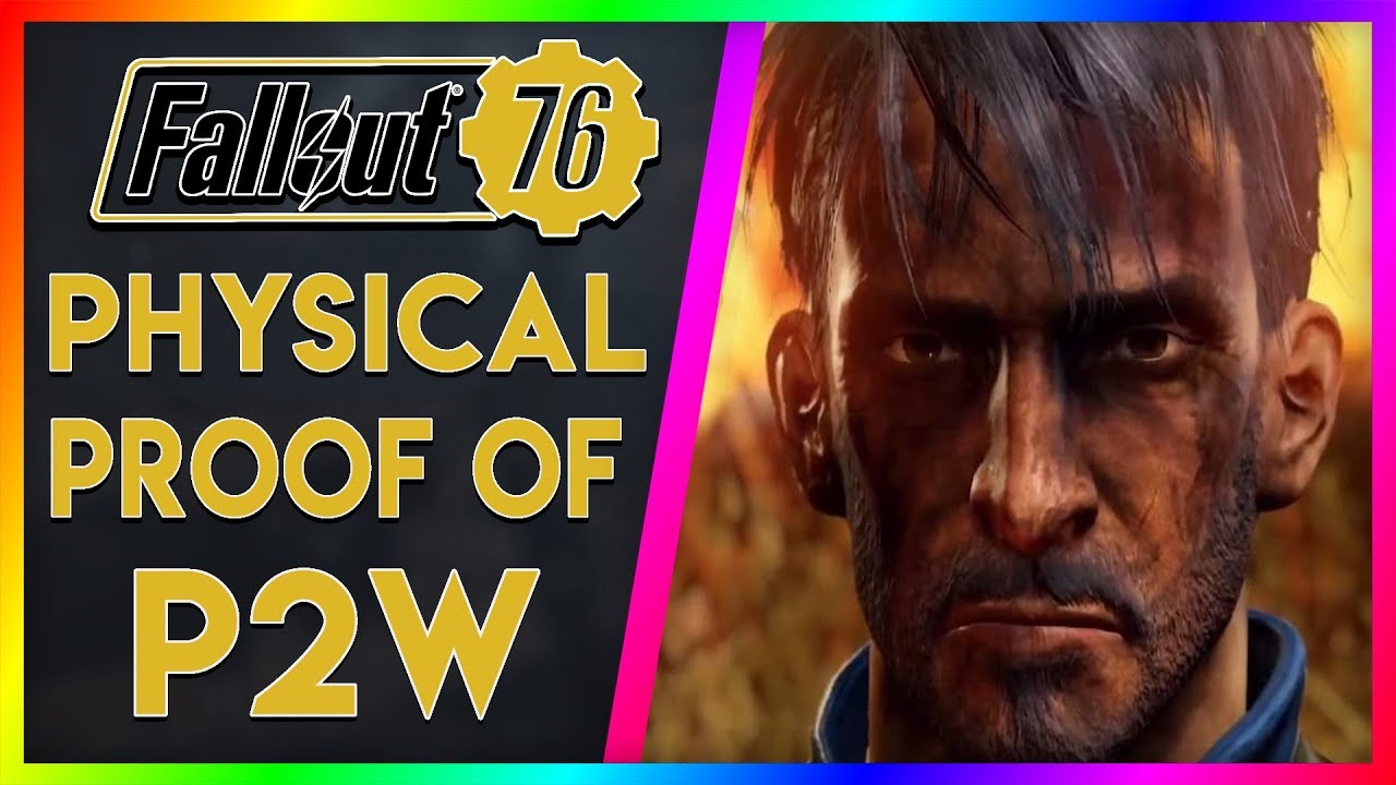 Physical *Proof* Fallout 76 Is Pay To Win! | I Was Wrong! - YouTube