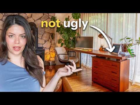 Putting an office in my living room despite my INCREDIBLY high standards