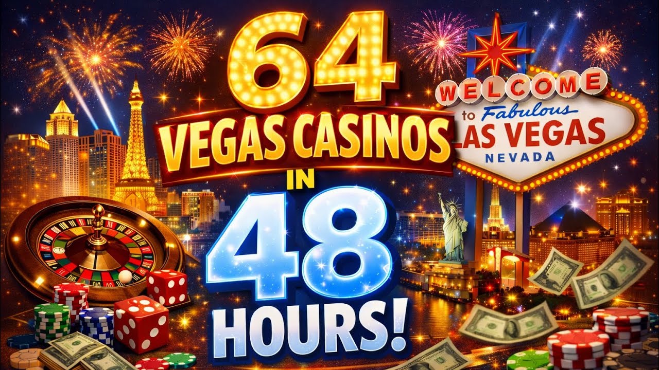 64 Vegas casinos in less than 48 hours! - YouTube