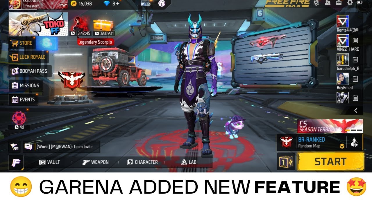 🤯 GARENA ADDED NEW FEATURE IN FREE FIRE 🤩 - YouTube