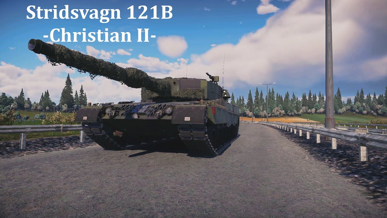 [워썬더] 큰일은 스웨덴이 한다. Stridsvagn 121B "Christian II" - YouTube