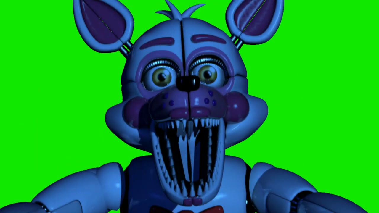 FnaF 5 || Sister Location || Funtime Foxy Jumpscare || Greenscreen ...