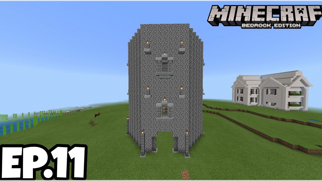 Empezando la structura del trading hall|Survival Minecraft Bedrock 1.17 ...