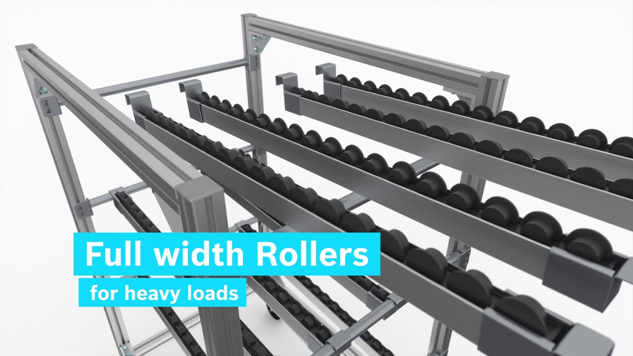 [EN] Flow Racks built of Rexroth Manual Production Systems - YouTube