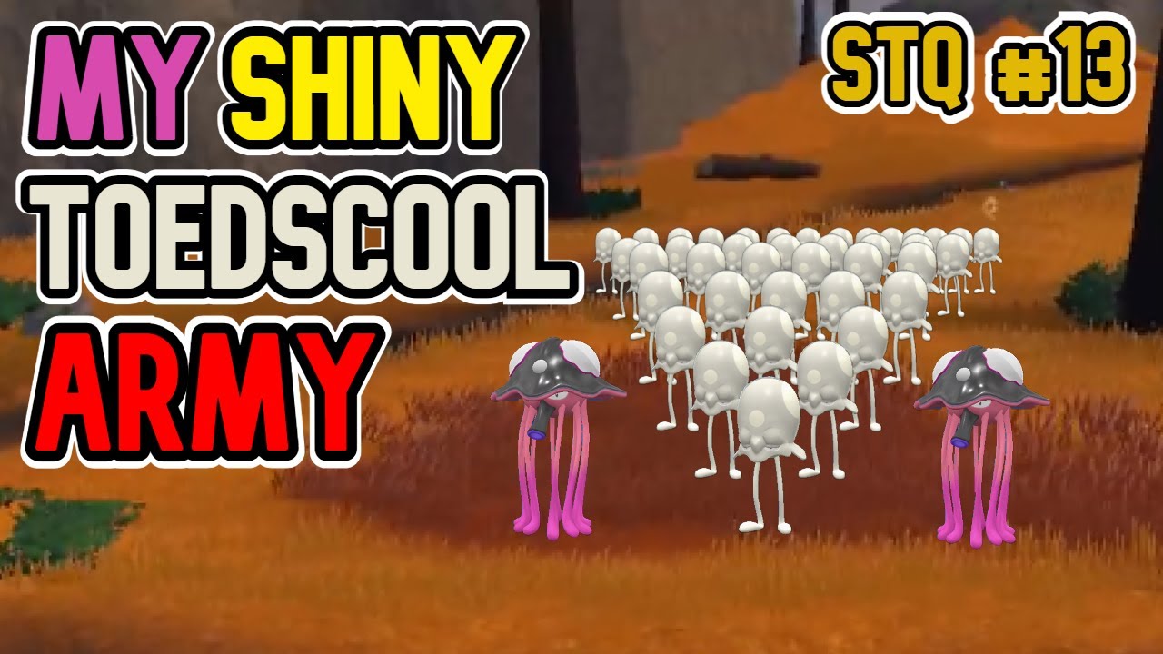 My Shiny Toedscool ARMY! | Pokemon Violet Shiny Pokemon Reaction ...