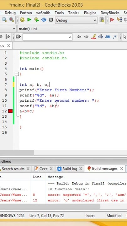 Errors Found In C Program Code Coding Programming Clanguage 