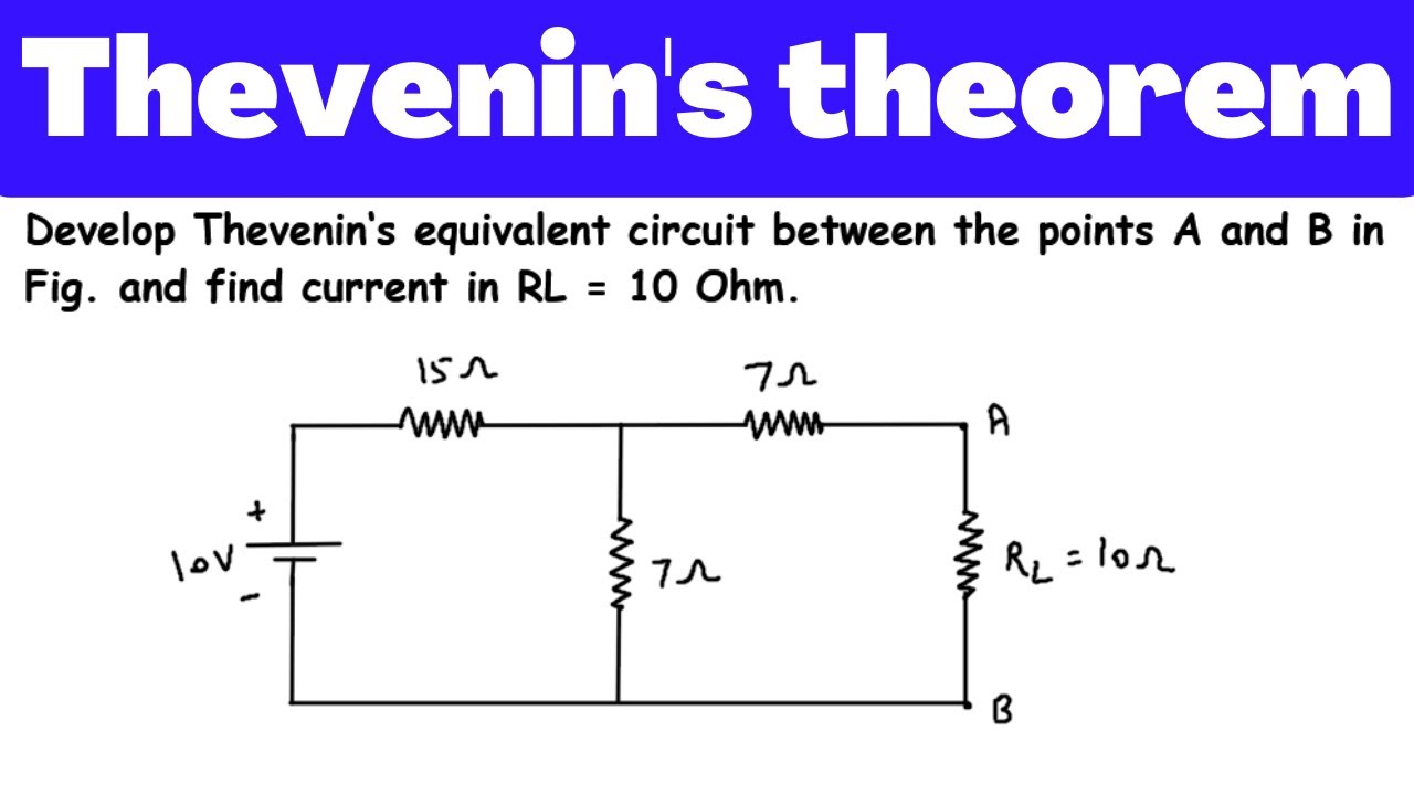Thevenin Equivalent Circuit Solved Example | Electric Circuits ...