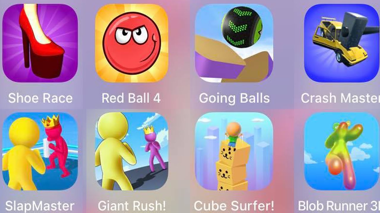Crash Master,Bob Runner 3D,Cube Surfer,Going Balls,Red Ball 4,Giant ...