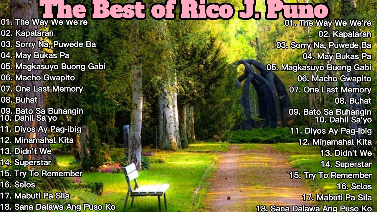 Rico J. Puno Songs | The Best of Rico J. Puno - YouTube
