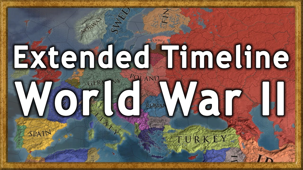 EU4 - Extended Timeline World War 2 1939 Start - AI only Timelapse 1939 ...