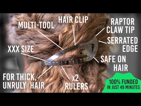 Now on Kickstarter: Xxl Tactical Multi-Tool Hair Clip: Tacticlip - 4 ...