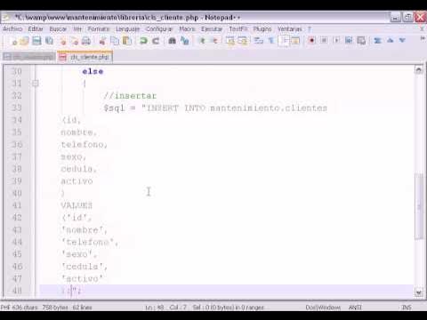 Mantenimiento y login con php 2/10 - YouTube