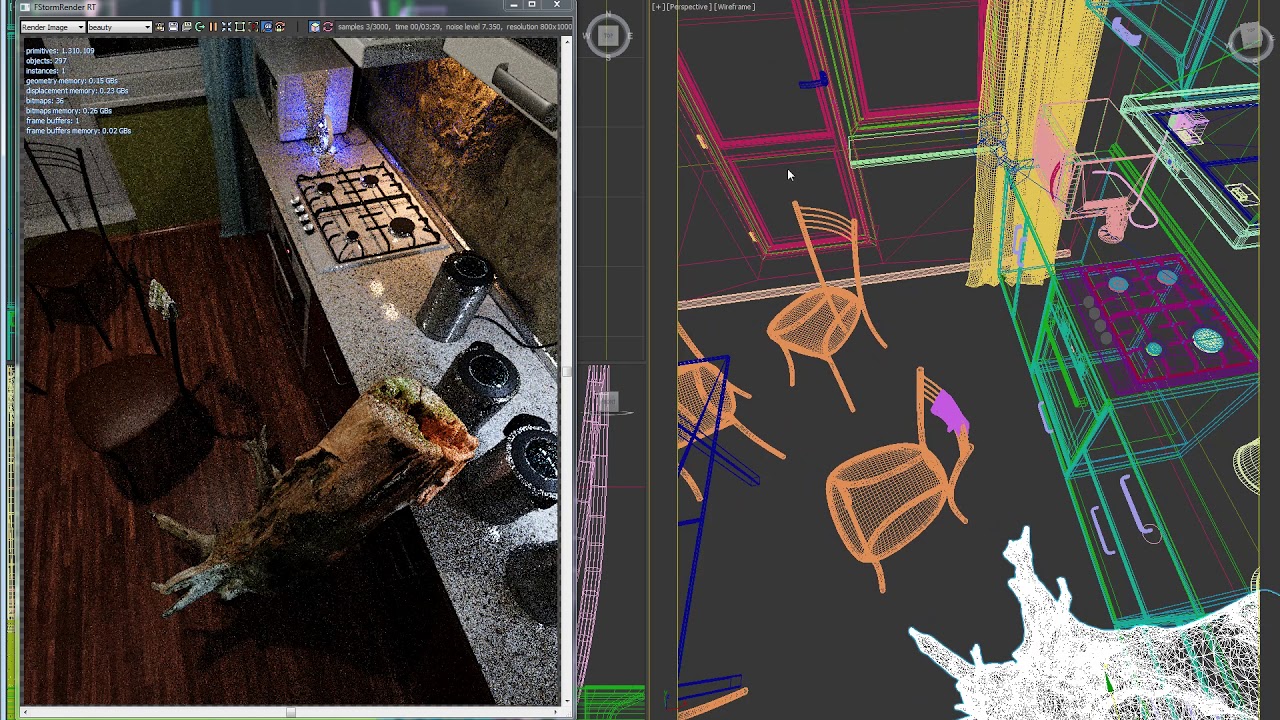 FStormRender Real Time Geometry - YouTube