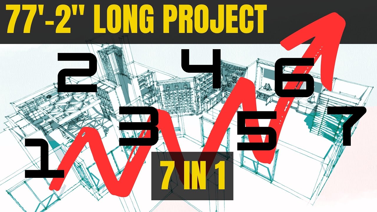 How to Design 7 CONTINUOUS Projects in 1 (House Tour) - YouTube