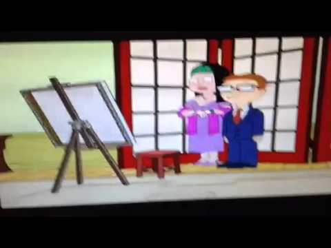 Toshi ruins the painting (American Dad) - YouTube
