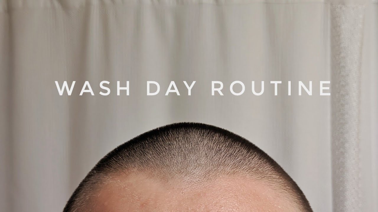 Wash Routine for removing dandruff | Bald Head Adventures - YouTube