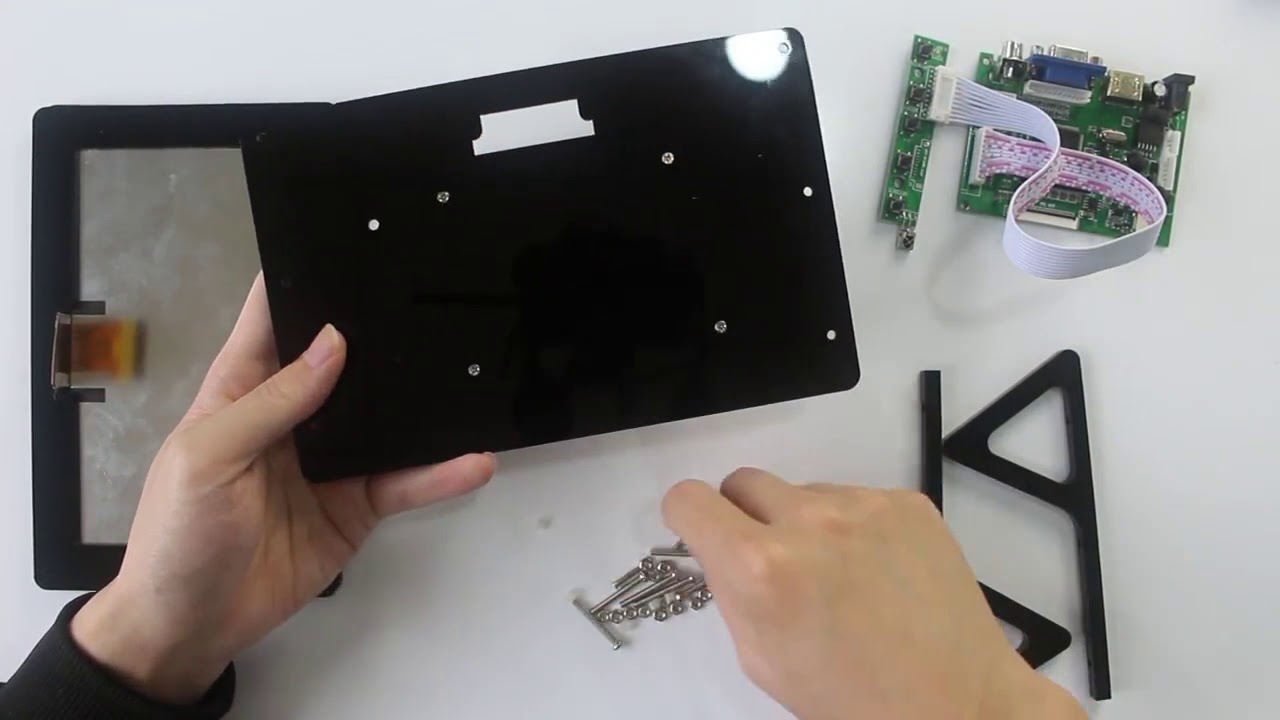 Montagem do Case Para Raspberry Pi 3 Com LCD 7 Polegada 1024600 - YouTube