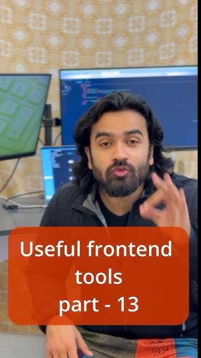 Useful frontend tools part - 13 #reactfrontend #frontenddeveloper - YouTube