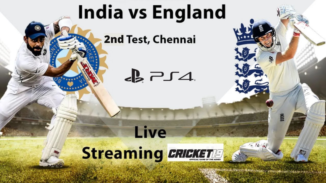 India vs England LIVE STREAM (Cricket 19) 2nd Test - YouTube