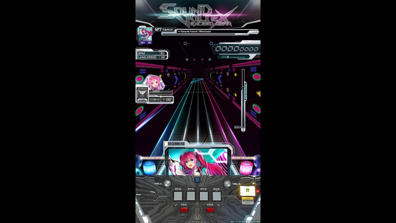 [SDVX] [Valkyrie model] KR LIVE 싸이뮤직 게임월드(CYGameworld) SOUND VOLTEX ...