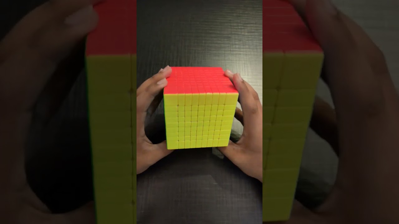 Heart Pattern On the Biggest Rubik's Cube #shorts - YouTube