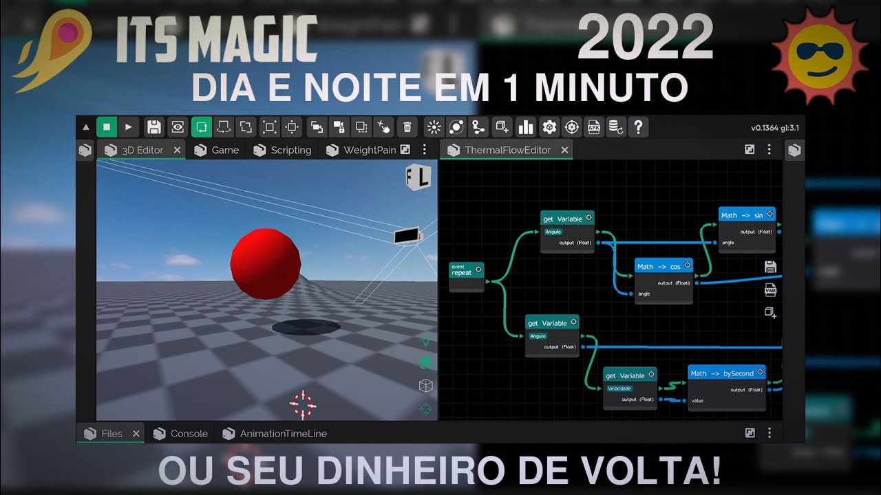 Sistema de dia e noite em linguagem visual ITsMagic Engine 2022 - YouTube