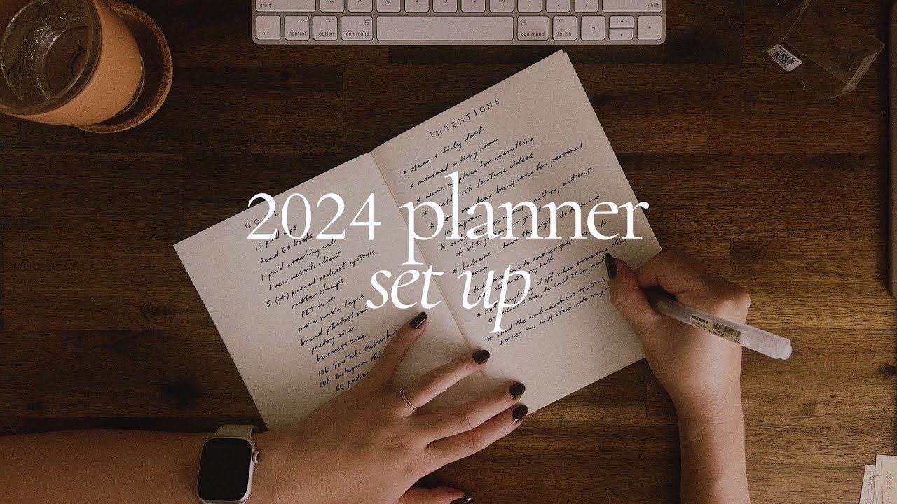 2024 Planner Set Up | Goals, Intentions, Quarterly and Monthly Plans ...