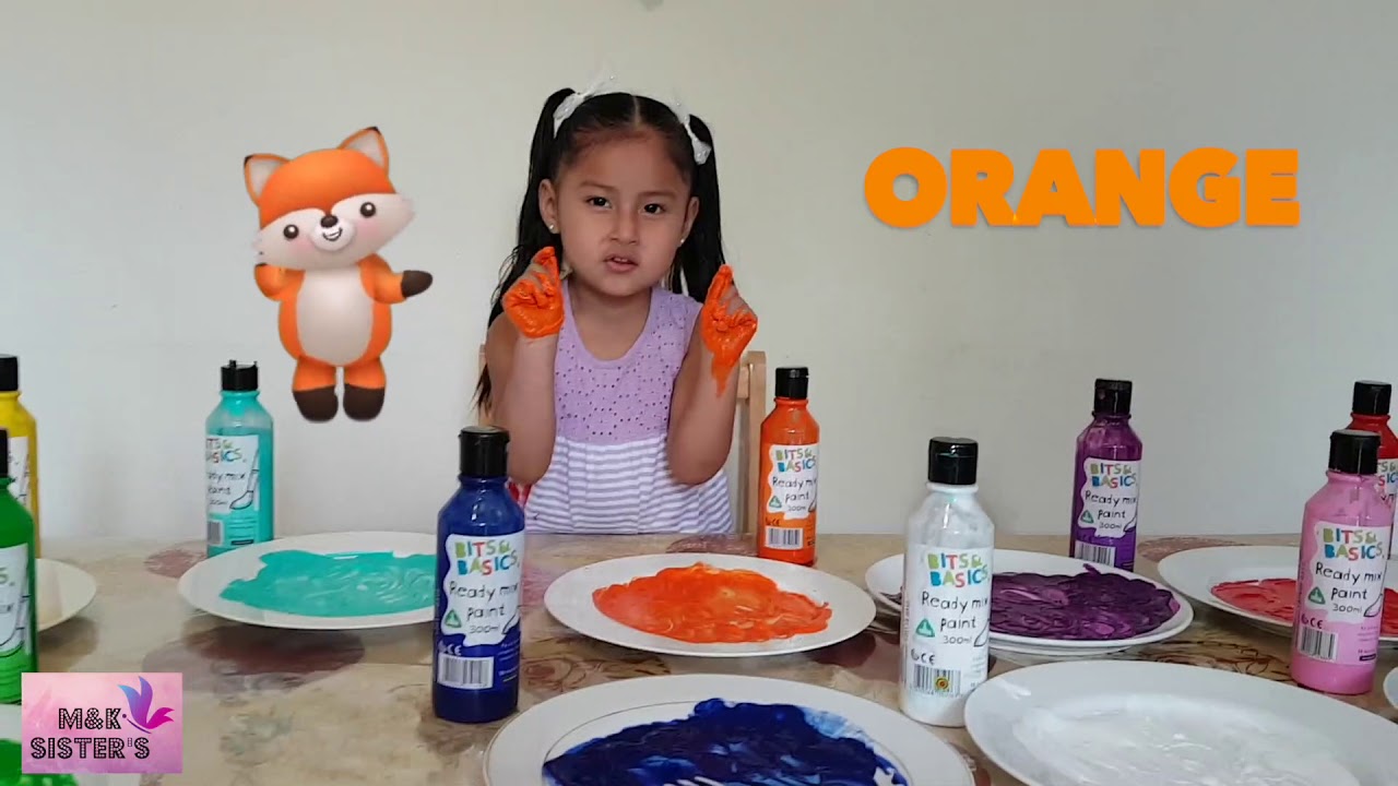 Learn colour's with me (educational video) - YouTube