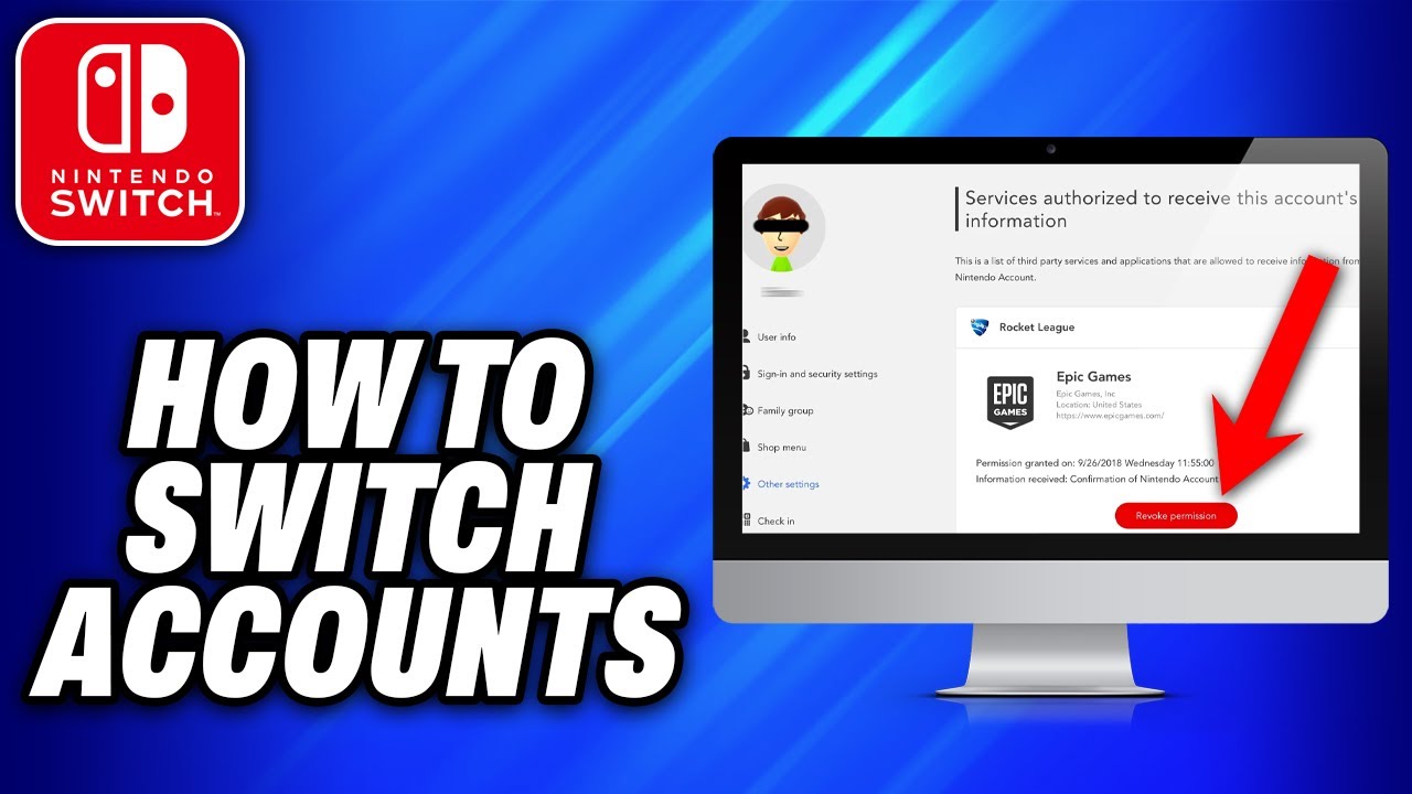How To Switch Accounts on Fortnite Nintendo Switch - Easy Fix - YouTube