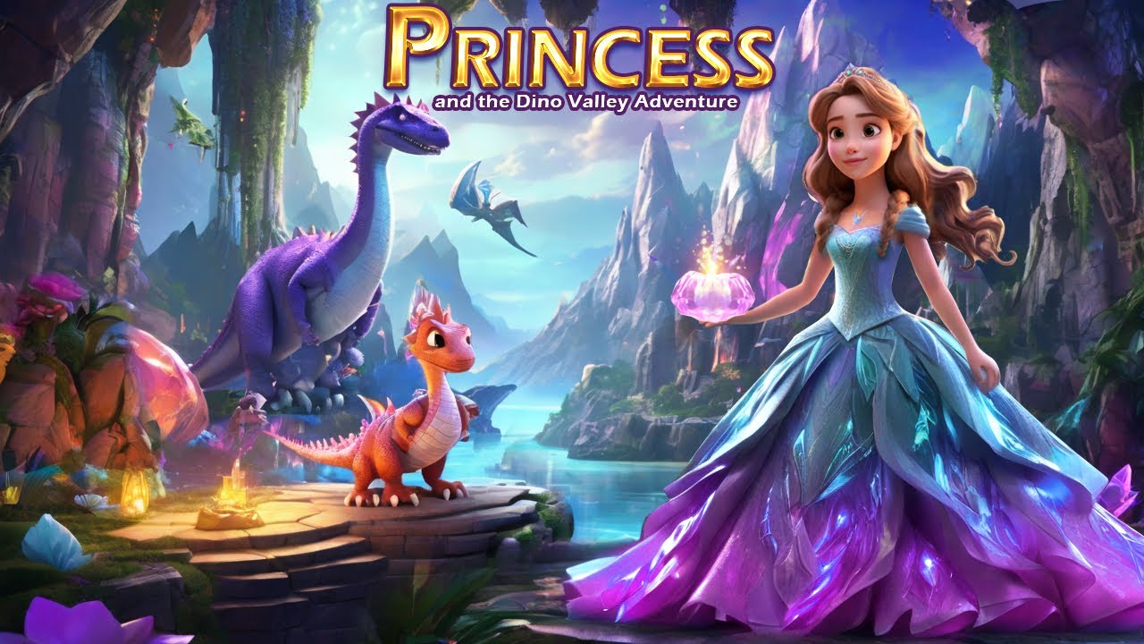 "Princess Aria and the Dino Valley Adventure: An Epic Bedtime Story for ...