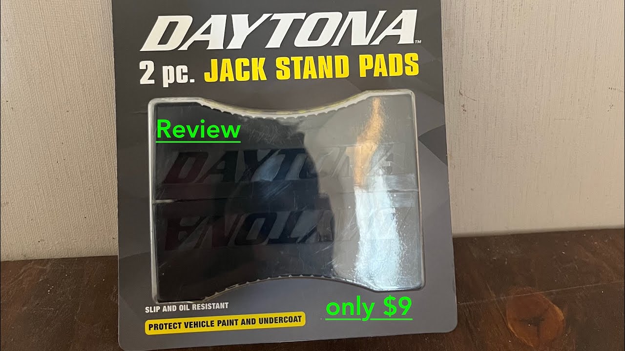 Daytona jack stand pads unboxing and review - YouTube