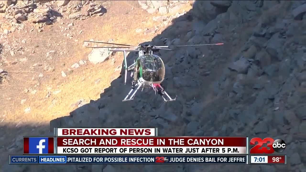 Search and Rescue in the canyon for missing person - YouTube