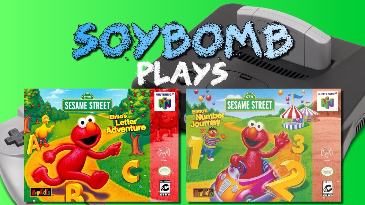 Elmo's Letter Adventure / Elmo's Number Journey (Nintendo 64) | SoyBomb ...