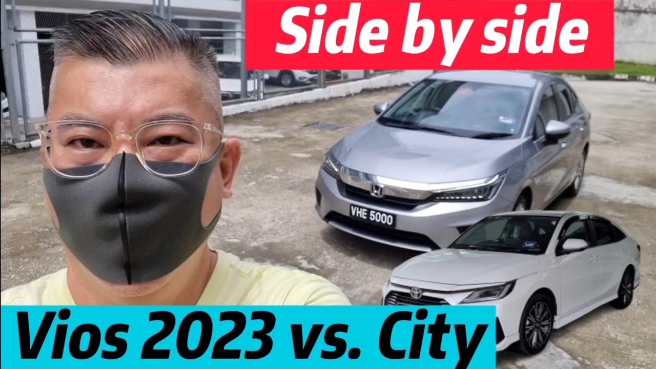 Toyota Vios 2023 lawan Honda City V Sensing - YouTube