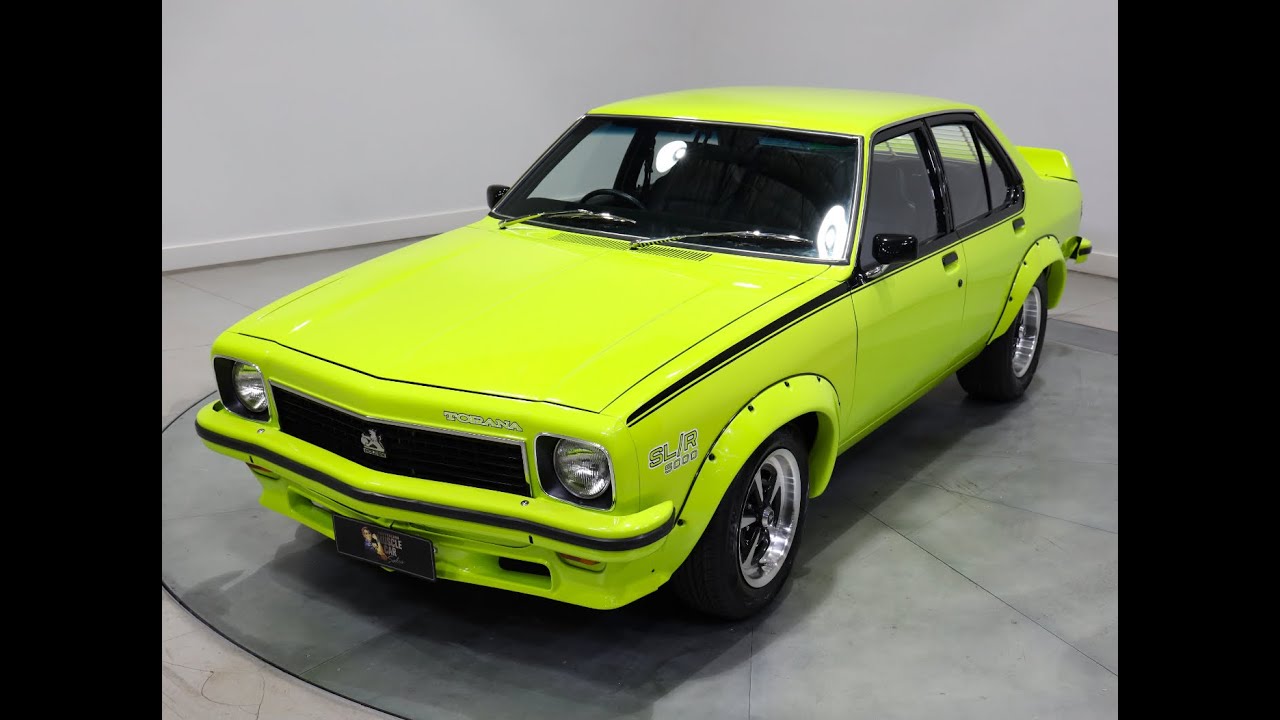 For Sale - 1975 Holden LH SLR 5000 Tribute - Barbados Green - YouTube