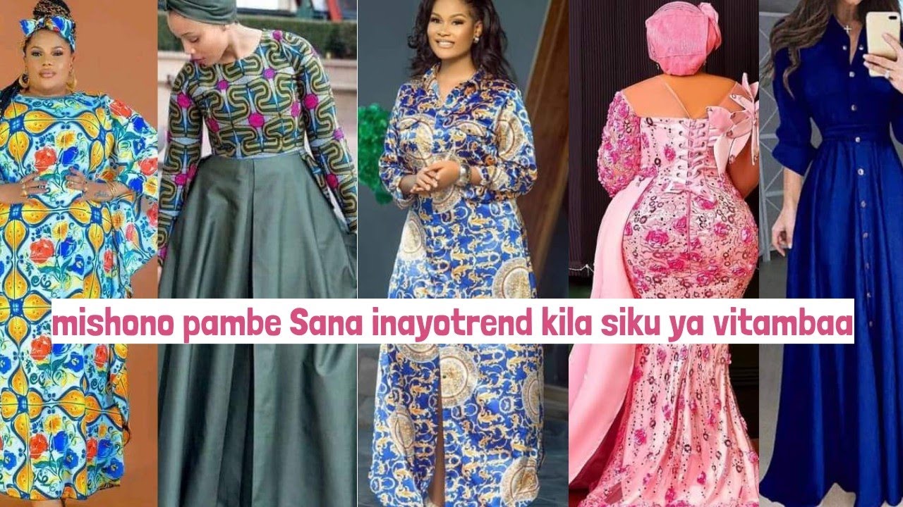 HII HAPA MISHONO MIPYA YA VITAMBAA INAYOTREND||HOTTEST ASOEBI ...