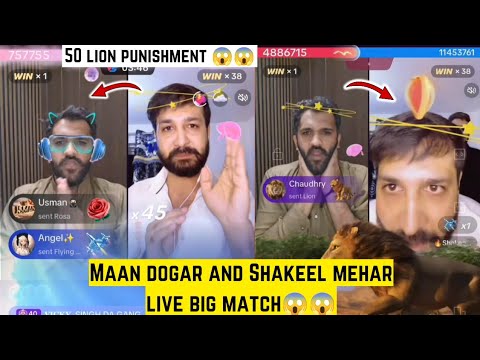 maan dogar and Shakeel mehar live TikTok match😱😱||Maan dogar haar gya😭 ...
