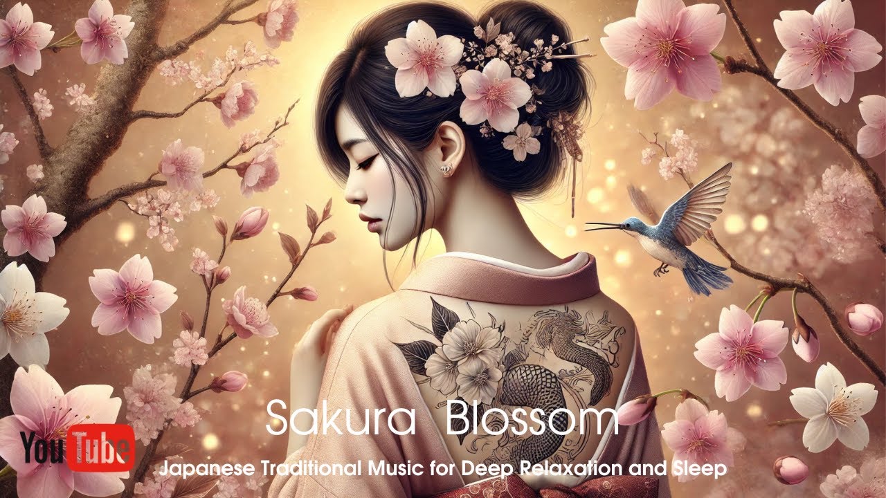 Beautiful Sakura Blossom | Japanese Traditional Music for Deep ...